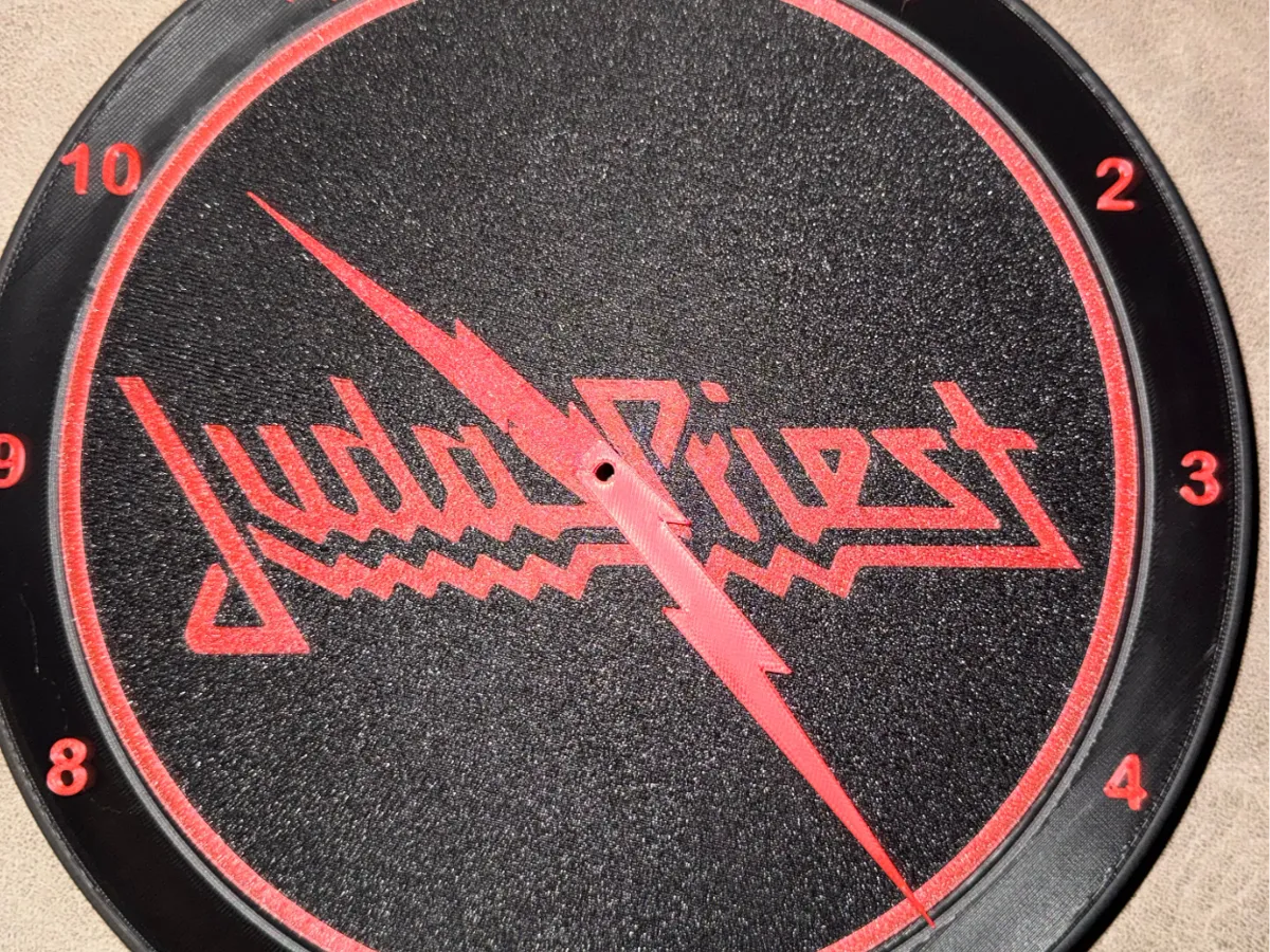 judas priest clock - Free 3D Print Model - MakerWorld