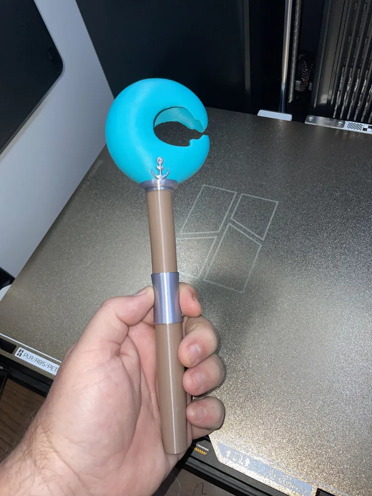 Water Scepter of Power - Free 3D Print Model - MakerWorld