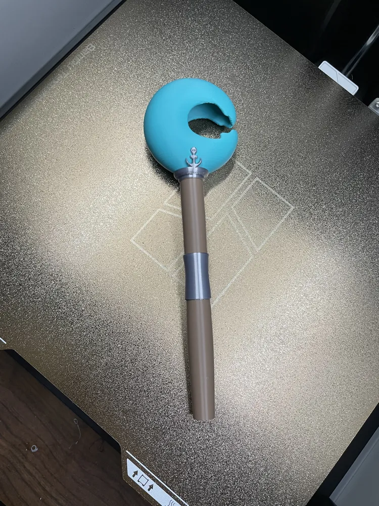 Water Scepter of Power - Free 3D Print Model - MakerWorld