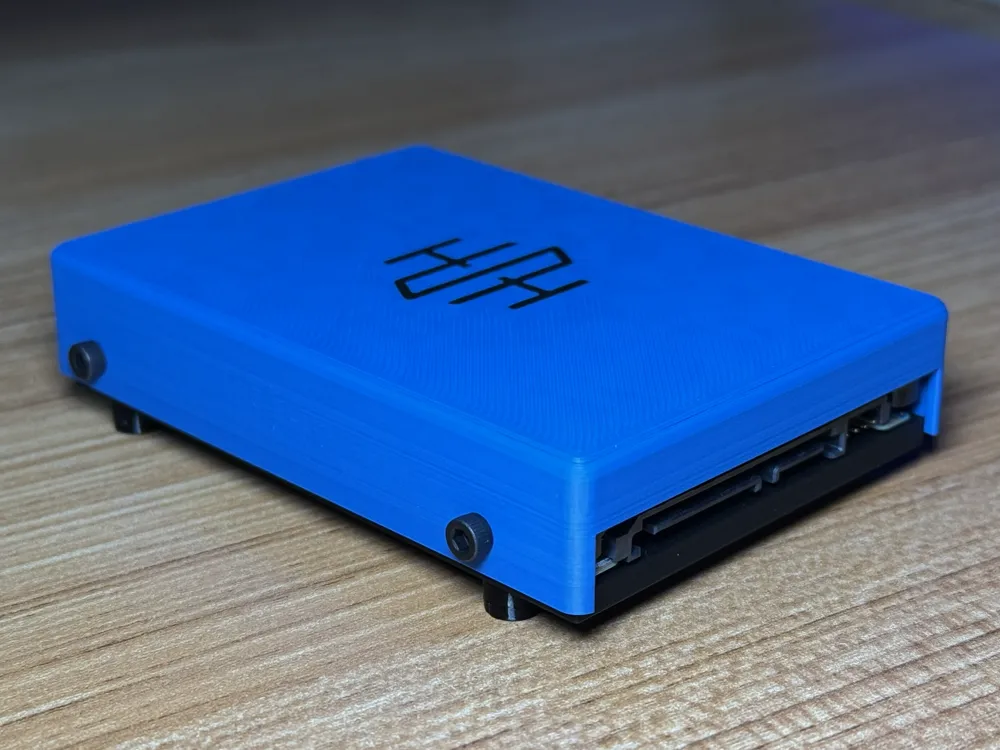 Hard Drive Enclosure for 2.5" 15mm Drives - Free 3D Print Model ...