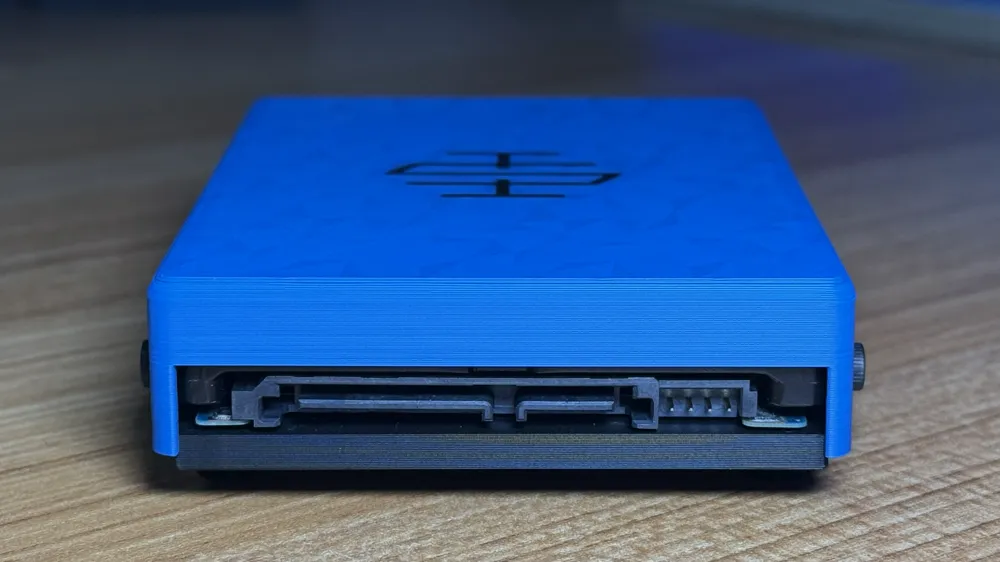 Hard Drive Enclosure for 2.5" 15mm Drives - Free 3D Print Model ...