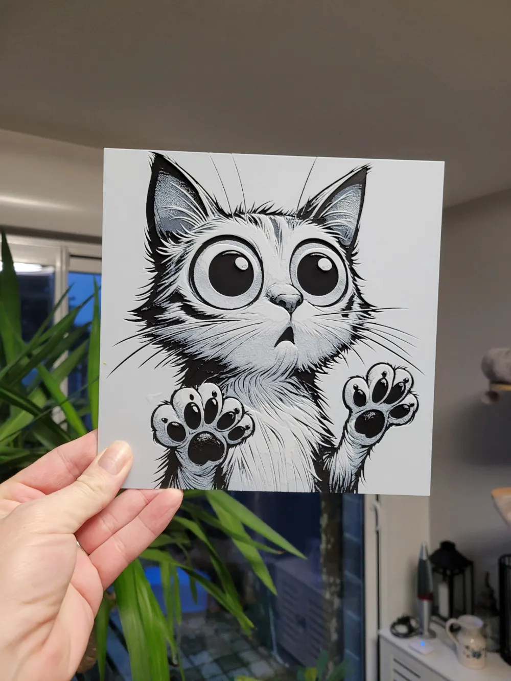 Cat Hueforge - Let me in !! - 200x200 by Vincent111 - MakerWorld