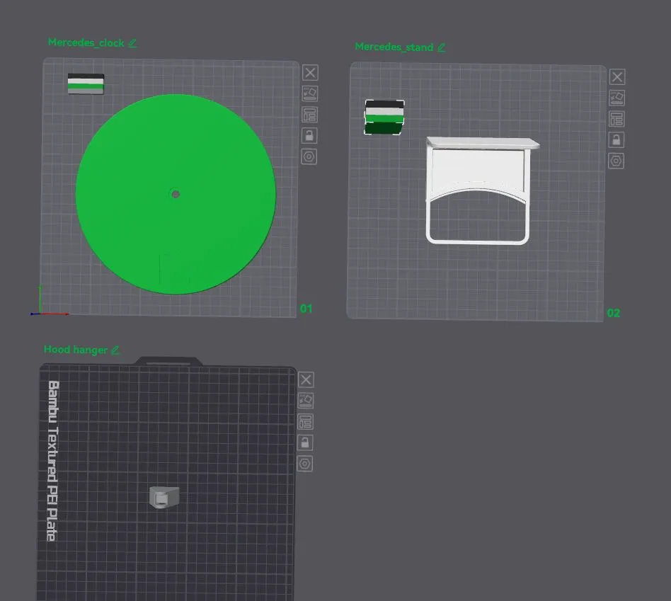 F1 Mercedes AMG Petronas clock by Jendapce - MakerWorld