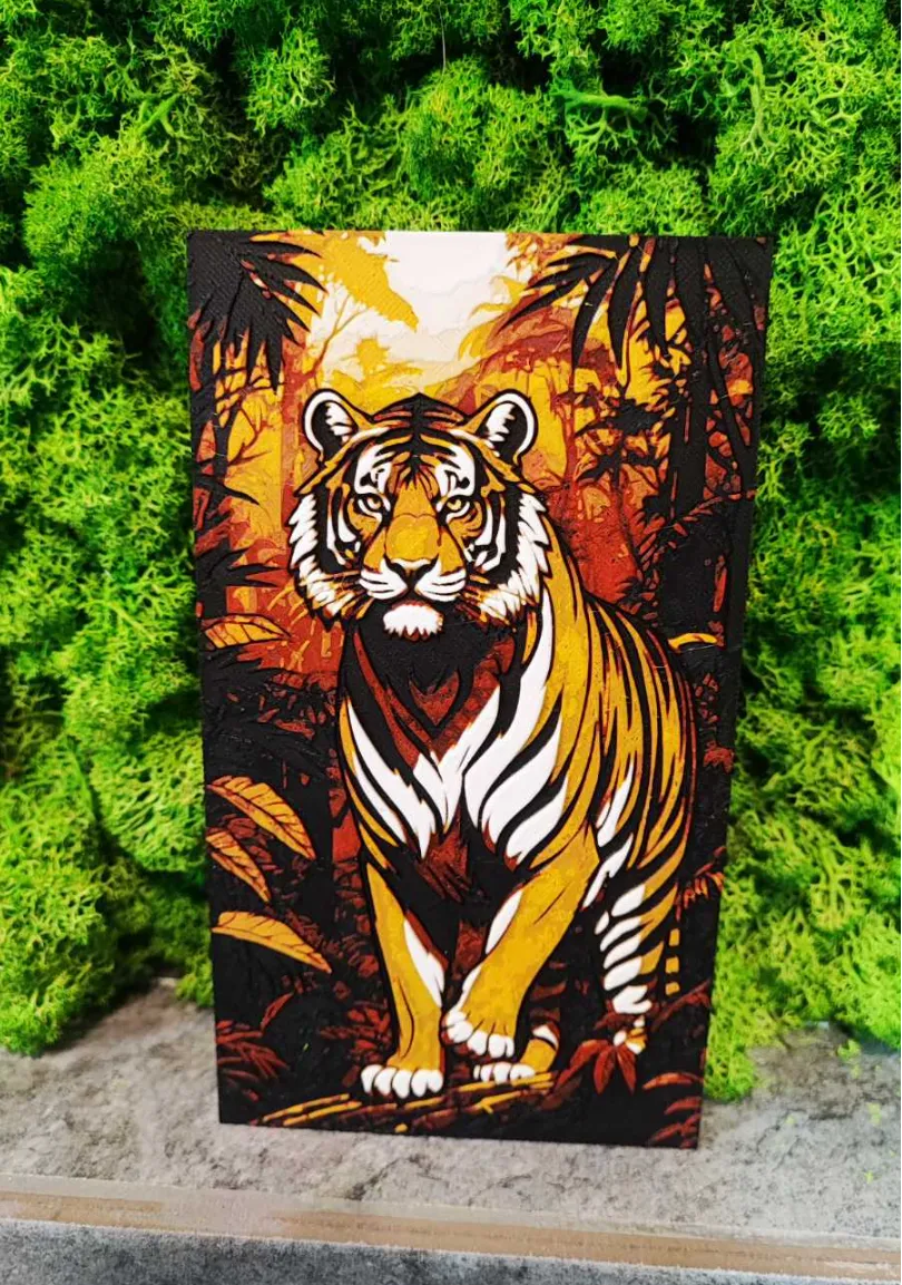 Sunset Tiger by Garuda3D - MakerWorld