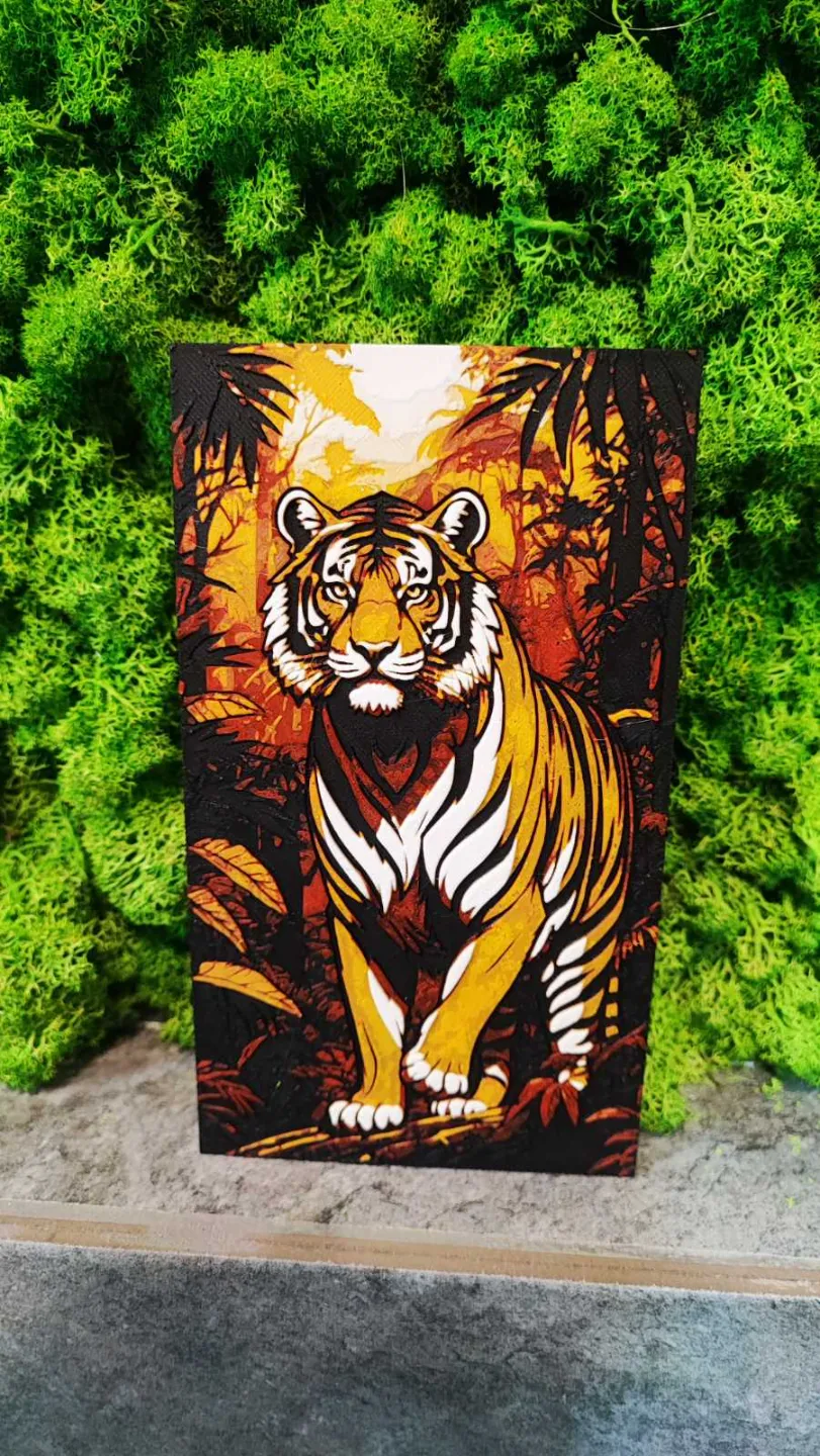 Sunset Tiger by Garuda3D - MakerWorld