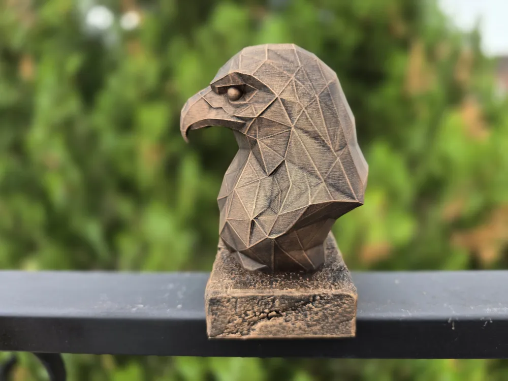 EAGLE LOW POLY BUST by Messy_Panda MakerWorld: Download Free 3D Models