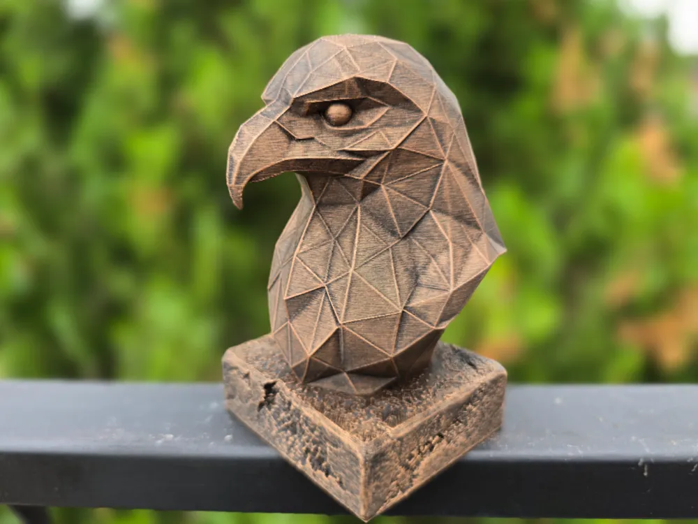 EAGLE LOW POLY BUST by Messy_Panda MakerWorld: Download Free 3D Models