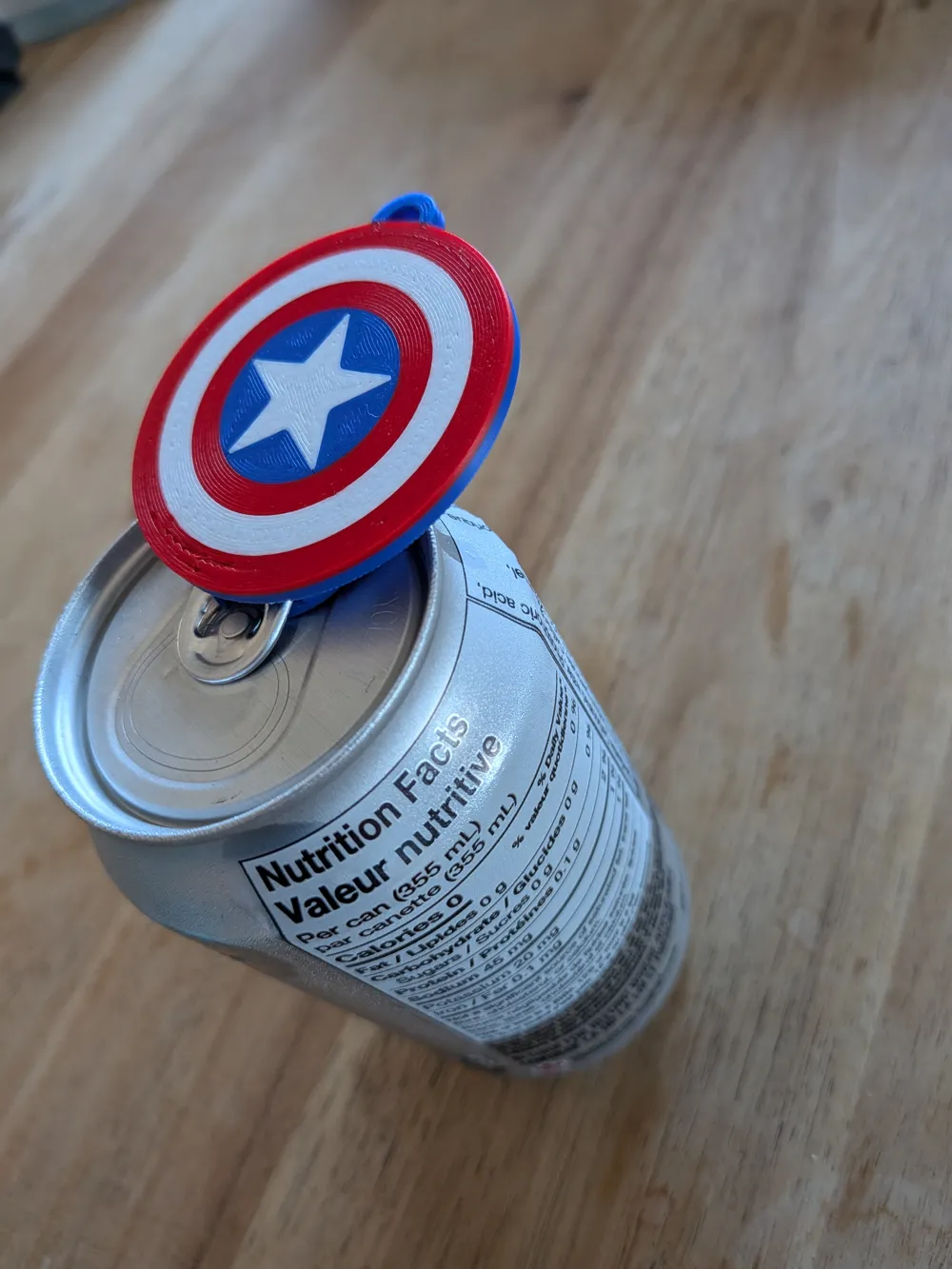 Captain america can opener - Free 3D Print Model - MakerWorld