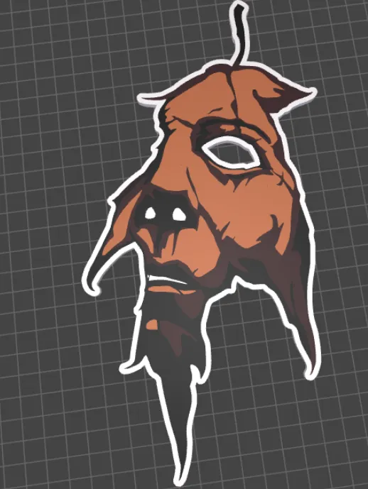 Michael Myers Leaf Wallart by PRBE3D - MakerWorld