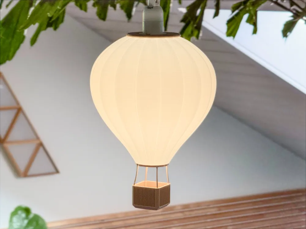 Cute Hot Air Balloon Lamp Shade | 18cm diameter by ‹ms/› MakerWorld ...