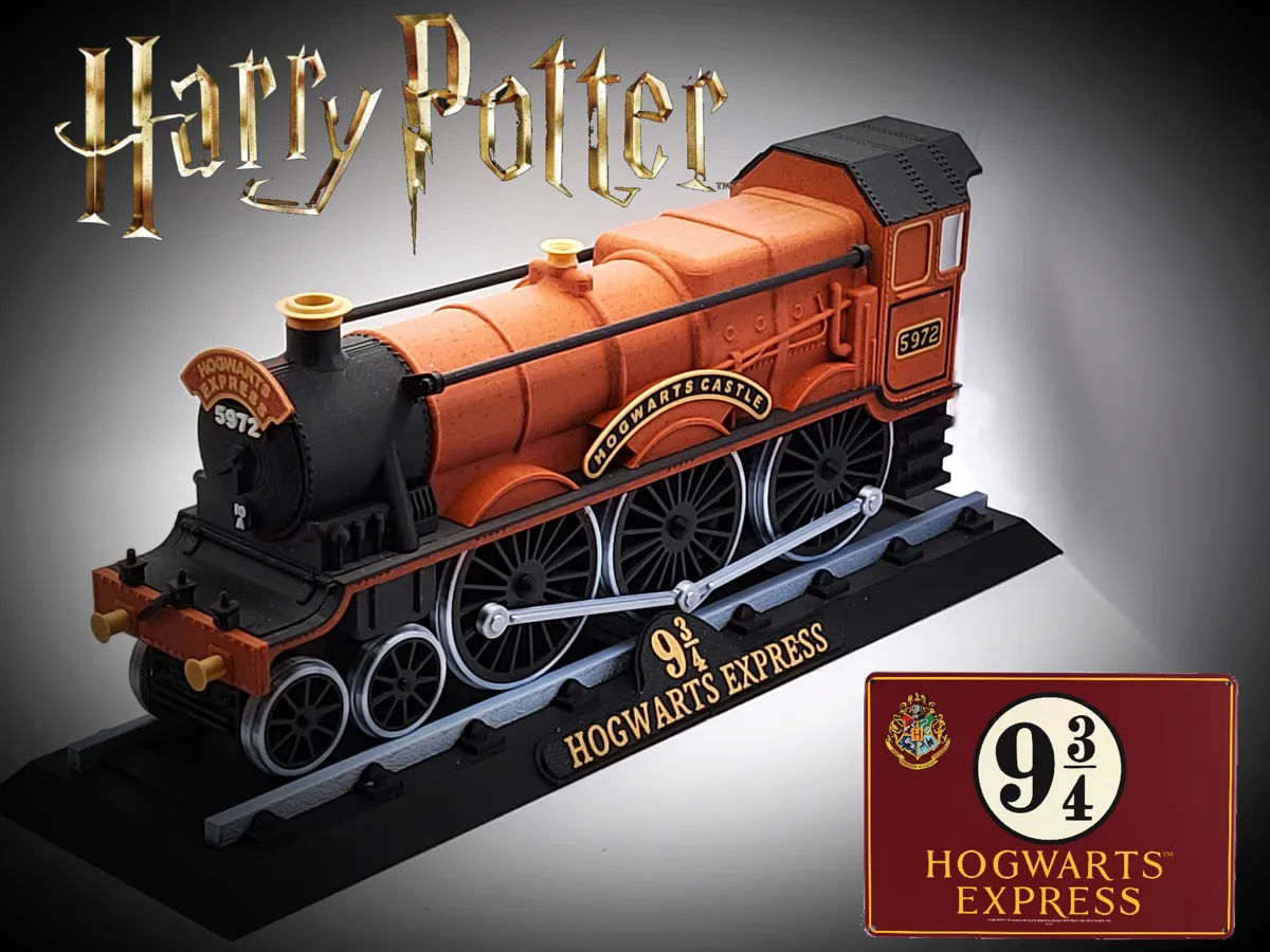 Harry Potter Train - Hogwarts Express by Savy_Maker MakerWorld: Download Free 3D Models