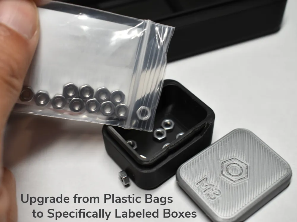 Parts Storage Suite | Gridfinity - Free 3D Print Model - MakerWorld