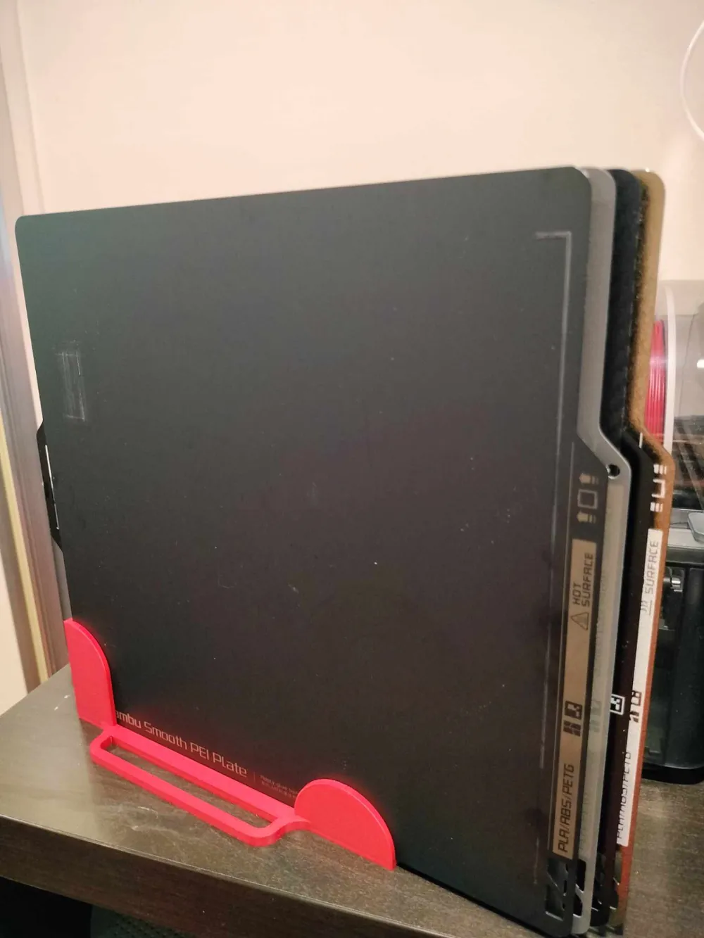 Standalone Build Plate Holder- 4 Plates. Efficient by 3D Printbit ...
