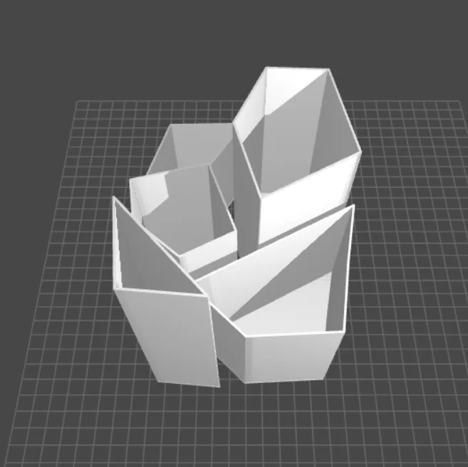 Futuristic Desk Organiser V2 by Prime Blast - MakerWorld