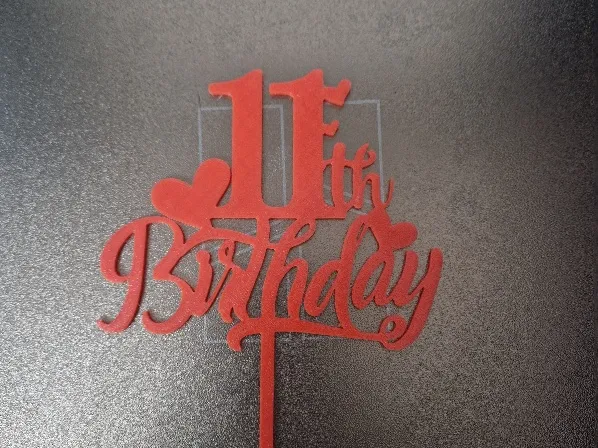 cake topper birthday 11 by deidinopac MakerWorld: Download Free 3D Models