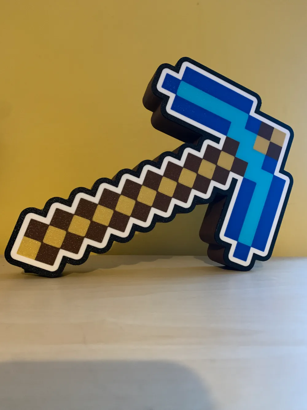 mincraft pickaxe lightbox by Weprint3duk - MakerWorld