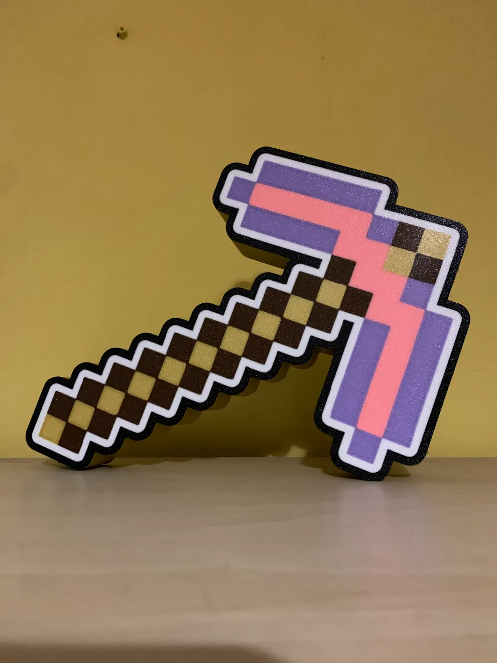 mincraft pickaxe lightbox by Weprint3duk - MakerWorld