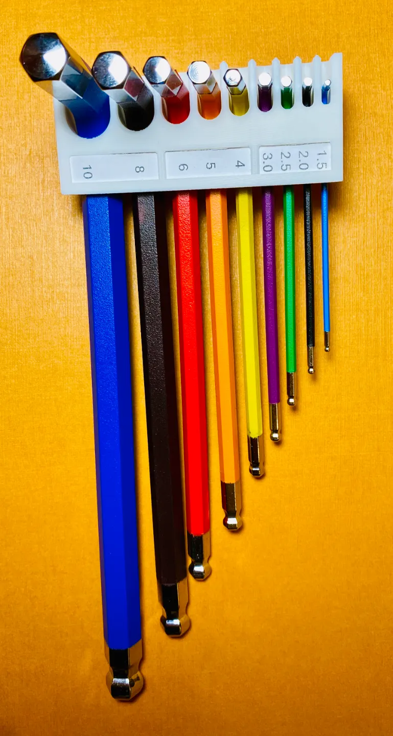 Hex Key Holder for IKEA Skadis by Mira - MakerWorld