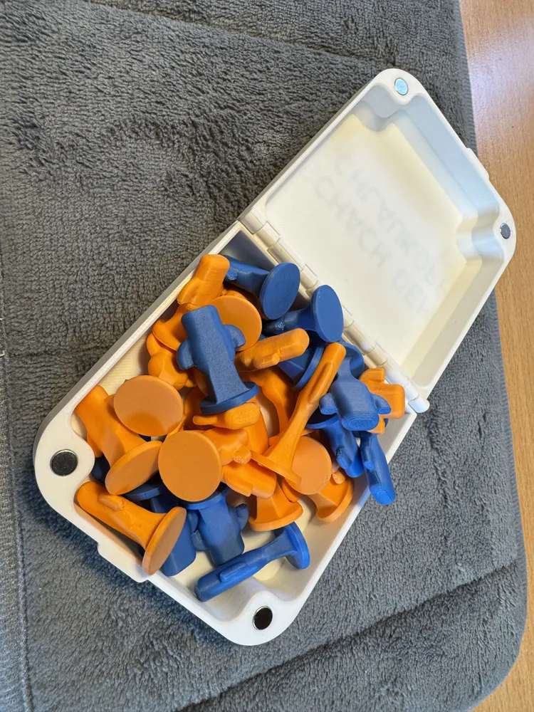 Box magnet with hinge 85x90x34mm-"print_in_place" - Free 3D Print Model ...