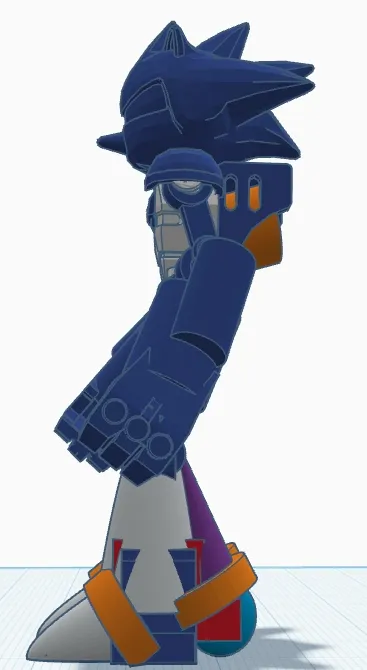 scrap nick island mecha sonic by metal S MakerWorld: Download Free 3D ...