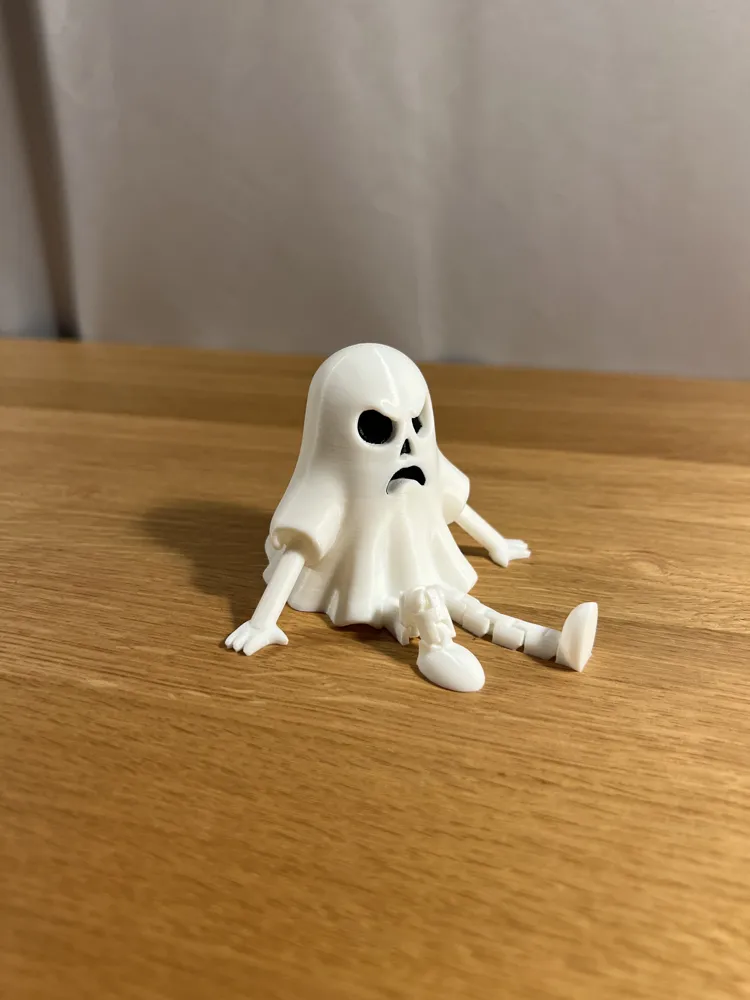 Articulated Ghost Buddy - Free 3D Print Model - MakerWorld