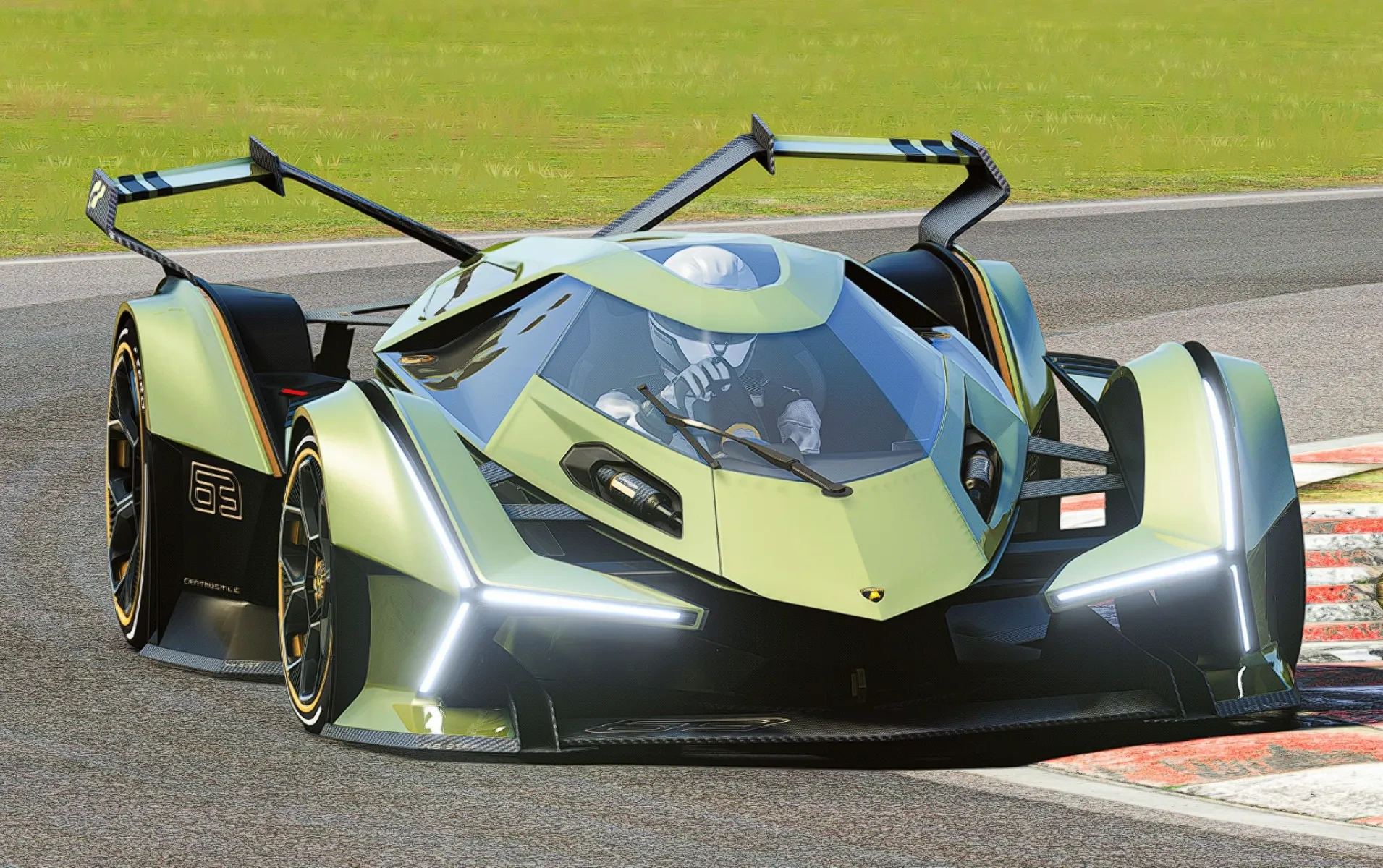 Lamborghini V12 Vision Gran Turismo concept car by 王铁锤 MakerWorld: Download Free 3D Models