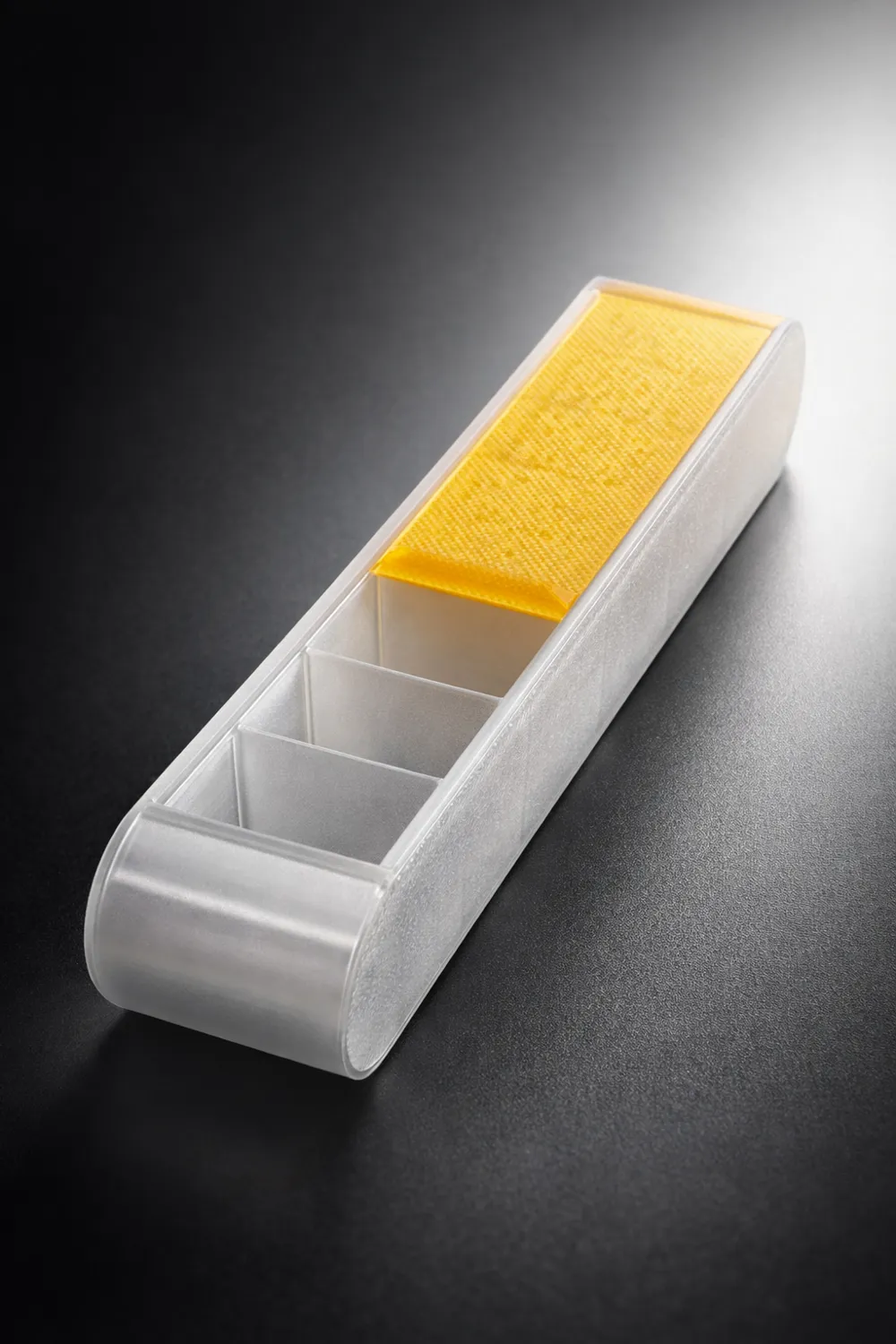 Pill Box with Roll-Top Lid - Free 3D Print Model - MakerWorld