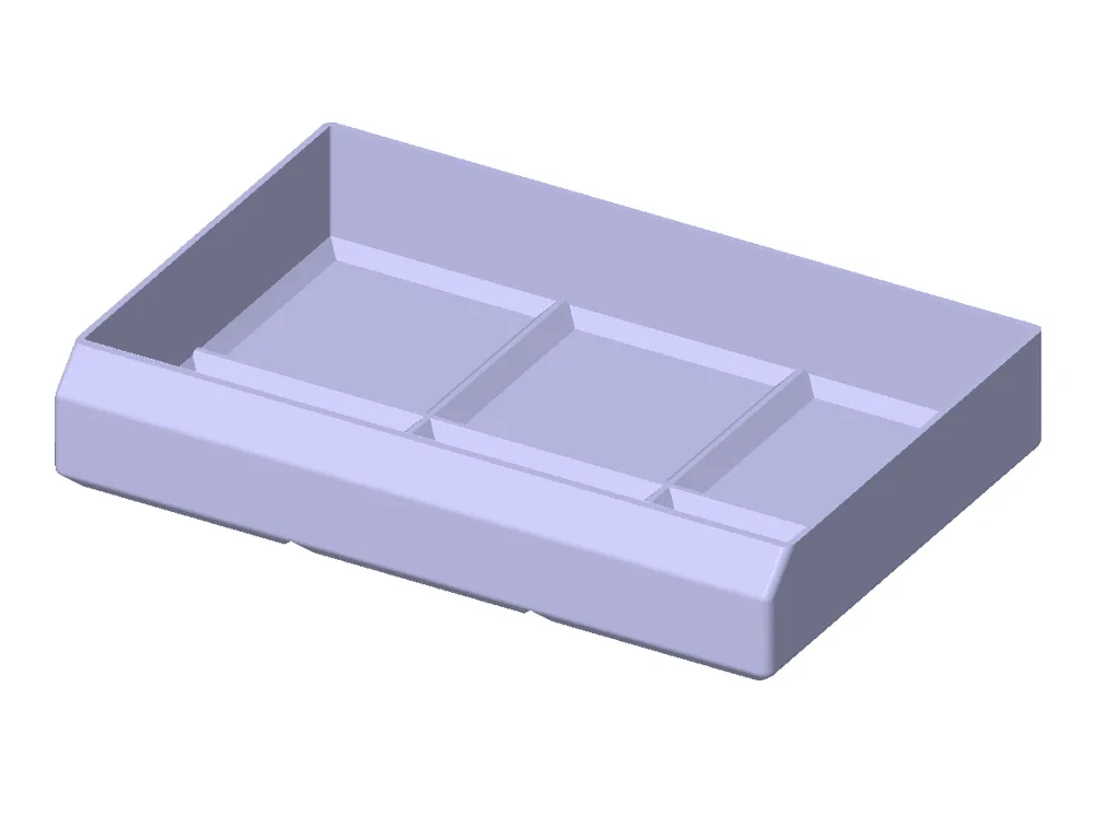 Organizer 3x2 half height (55 mm grid) by FlugtN - MakerWorld