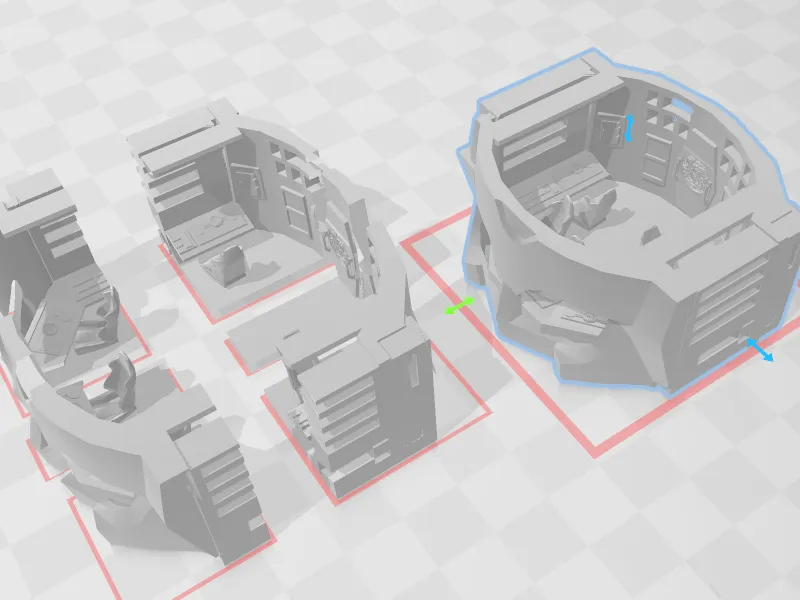 Megazord cockpit control room - Free 3D Print Model - MakerWorld