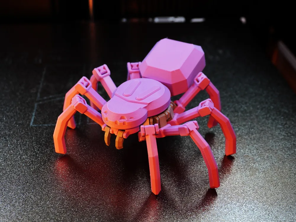 Halloween Spider - Model Kit - Free 3D Print Model - MakerWorld
