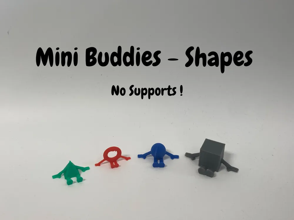 Mini Buddies - Shapes by Type1Printing - MakerWorld