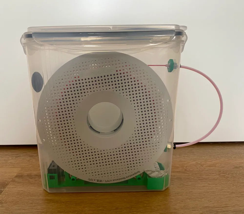 Filament Dry Box with silica and humidity sensor by lucas16592 - MakerWorld