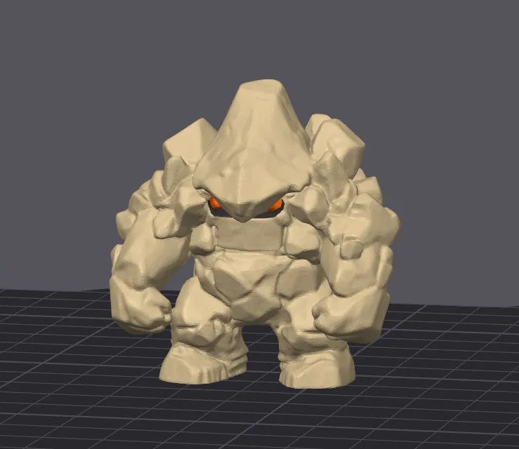 Miniature : Pet Rock Golem by Timinsk MakerWorld: Download Free 3D Models