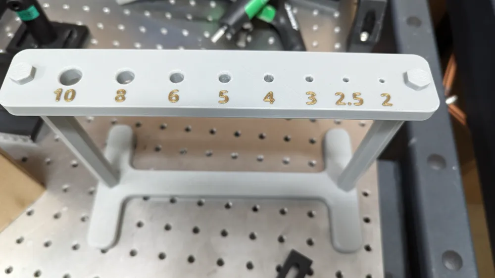 T-Handle Allen Key Organizer Rack - Free 3D Print Model - MakerWorld