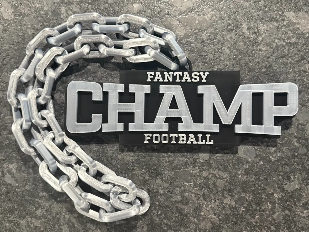 Fantasy Football Champ - Free 3D Print Model - MakerWorld