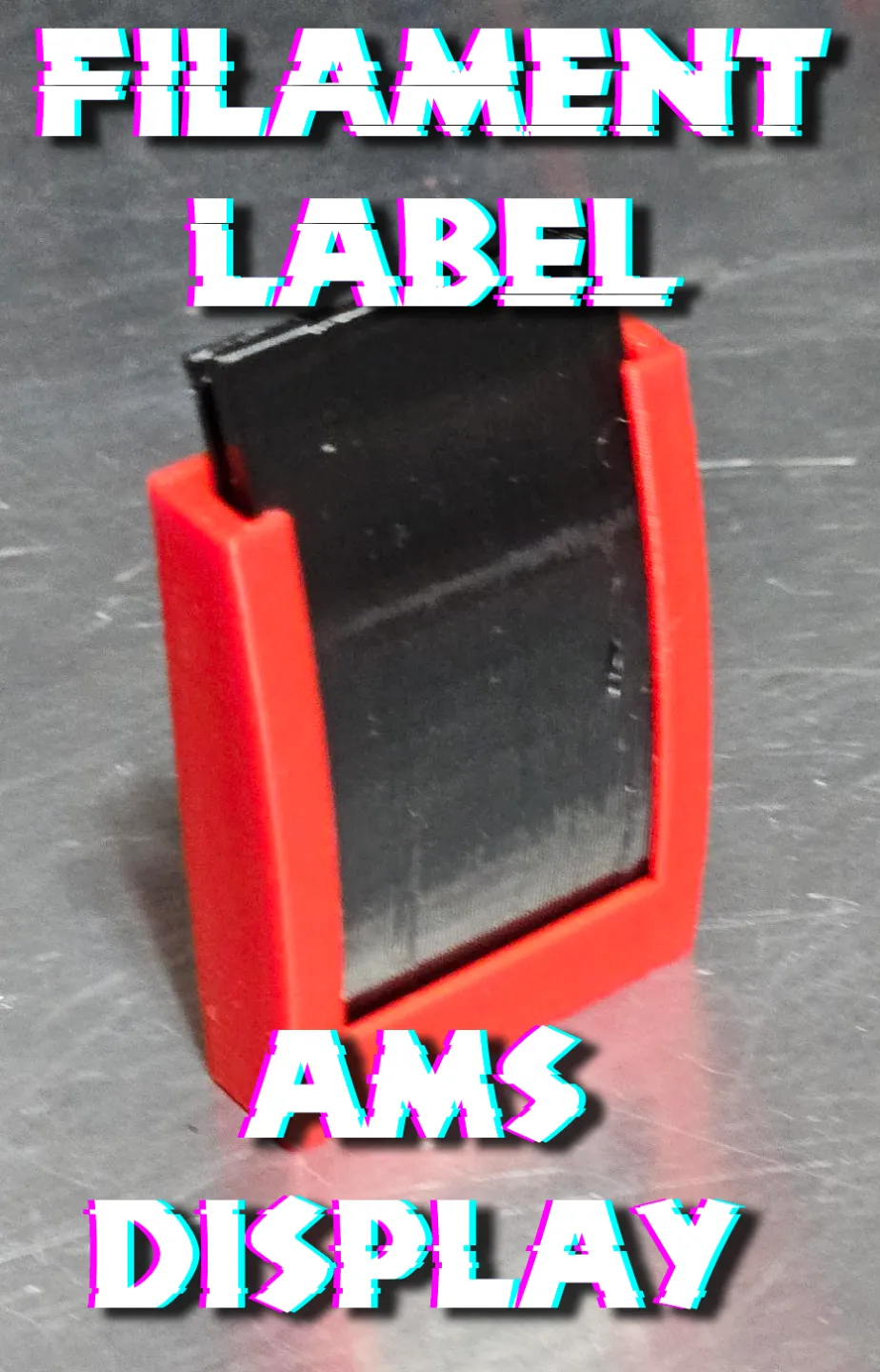Filament Spool Clip Label - AMS Mount Remixed by ESPN8_TheOcho - MakerWorld