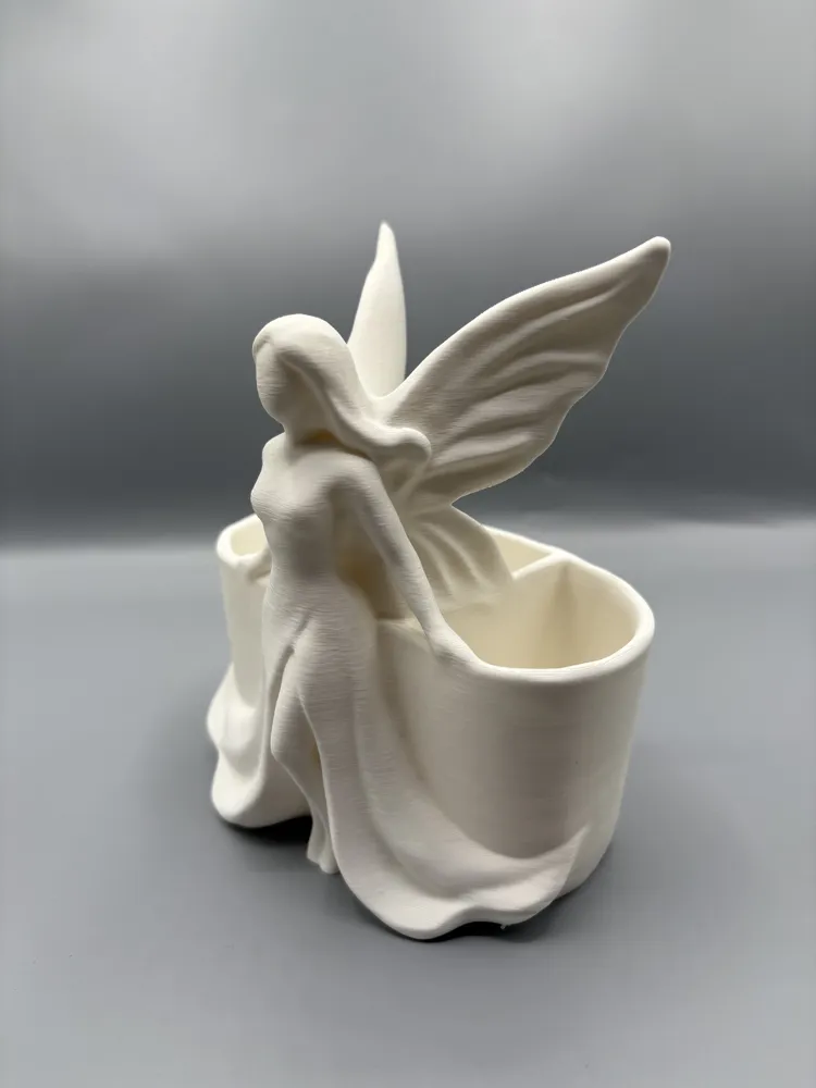 Fairy Goddess Makeup Organizer & Vanity Caddy - Free 3D Print Model ...