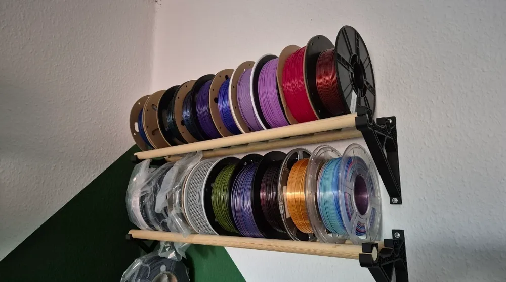Filament rack storage by JacksonX - MakerWorld