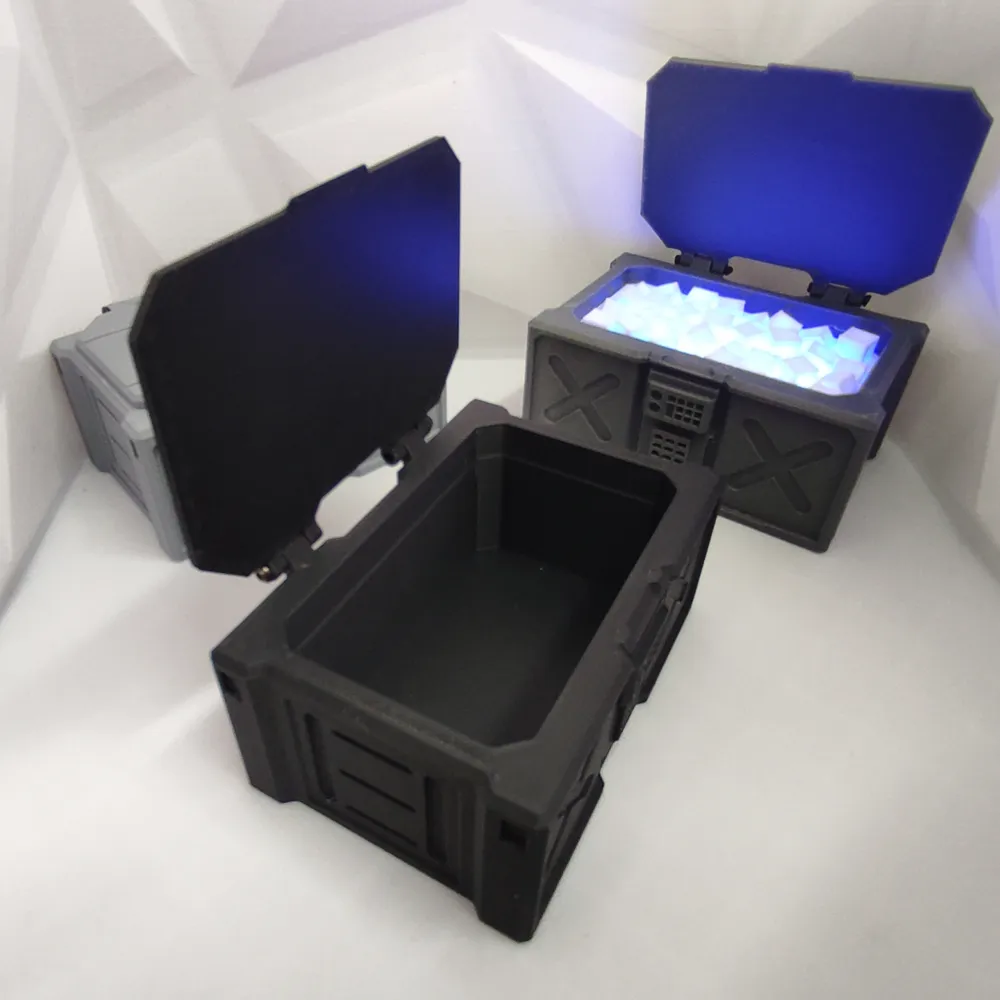 Destiny 2 Glimmer Loot Chest Box with LEDs by ASTDrones MakerWorld ...
