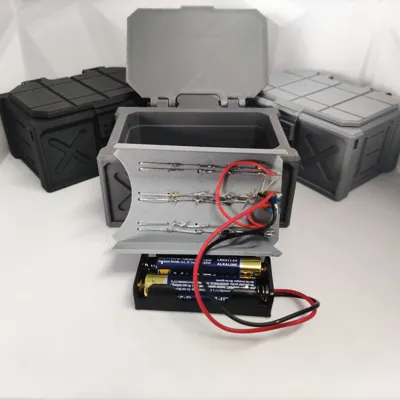 Destiny 2 Glimmer Loot Chest Box with LEDs by pumpkin20303 - MakerWorld