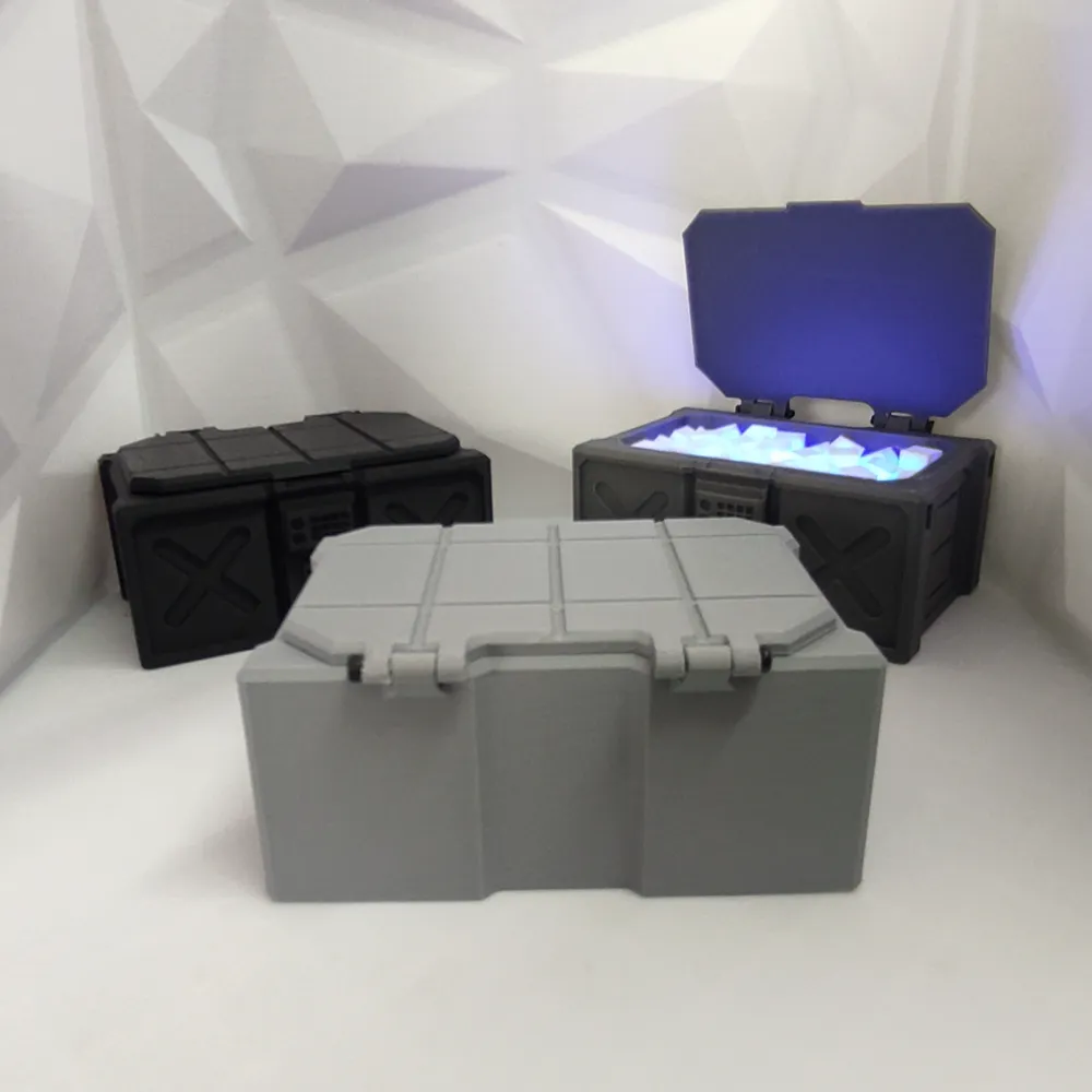 Destiny 2 Glimmer Loot Chest Box with LEDs by pumpkin20303 - MakerWorld