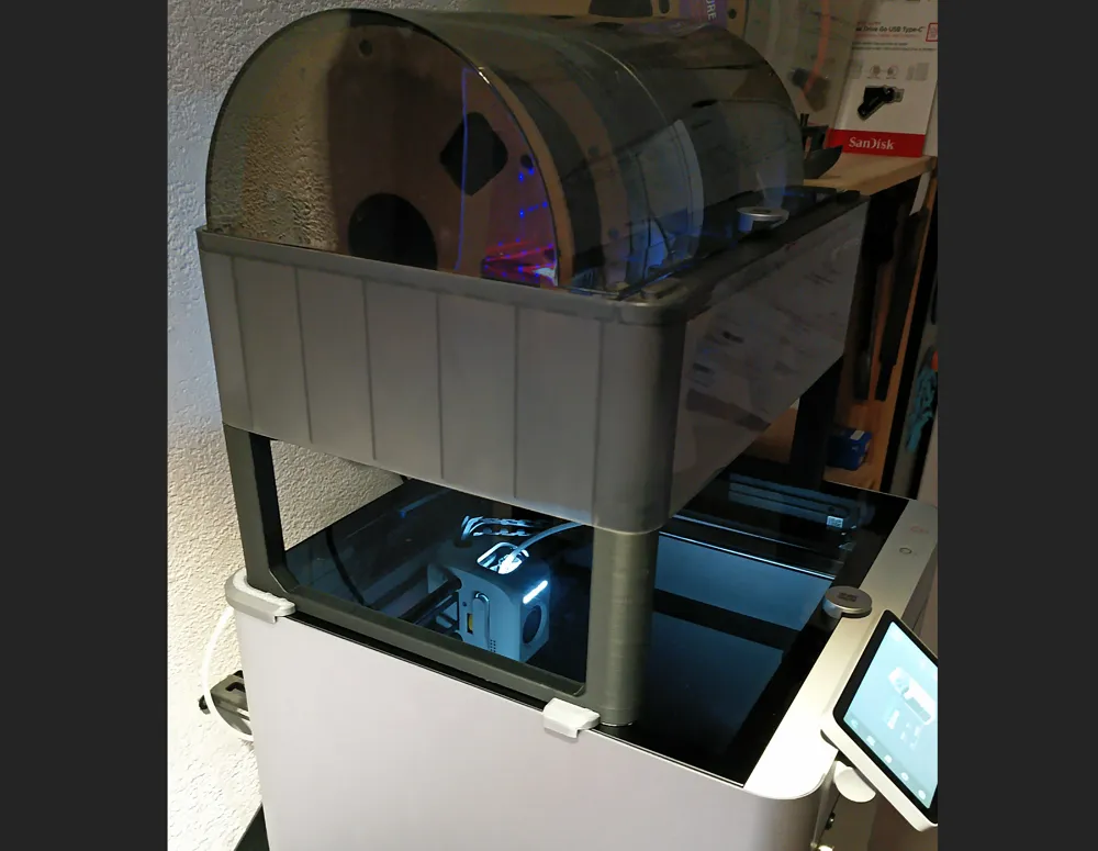 AMS Riser for Bambu Lab X1 - Free 3D Print Model - MakerWorld