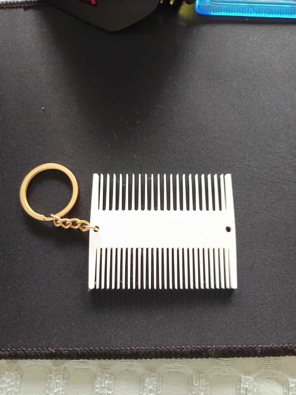 Double Sided Beard Comb Keyring by Deadlisins - MakerWorld