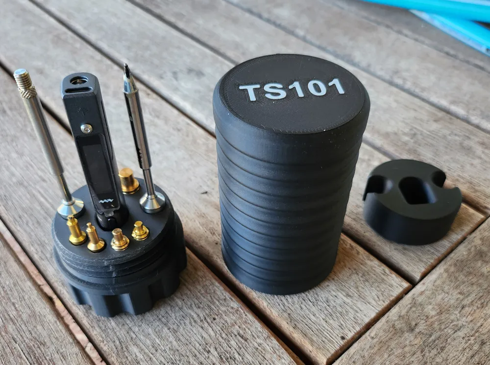 Case for TS101 & CNCKitchen Heat Insert Tip by Squash Labs MakerWorld ...