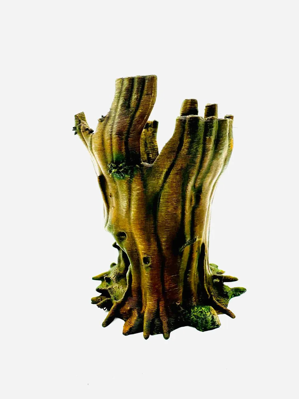 Tree Stump with Cave by novYTerra🌿 MakerWorld: Download Free 3D Models