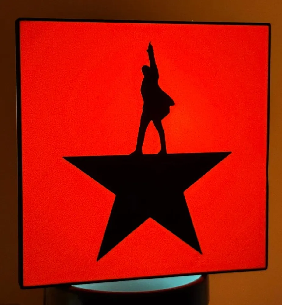 Hamilton: The Musical Lightbox by Dylan MakerWorld: Download Free 3D Models