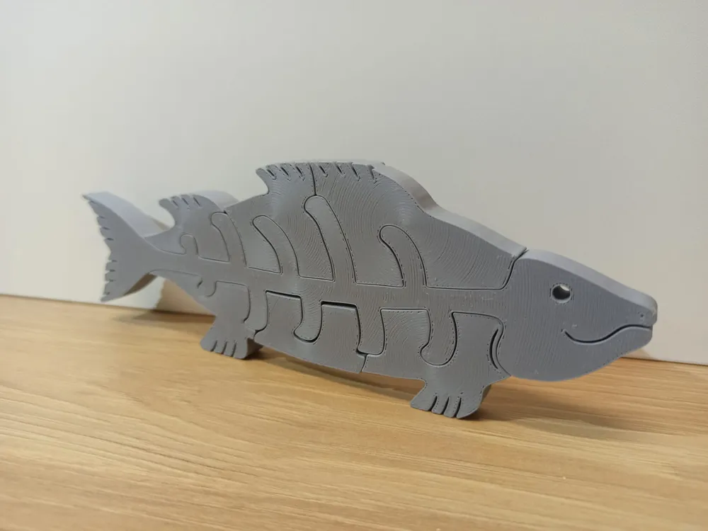 Puzzle fish - Free 3D Print Model - MakerWorld