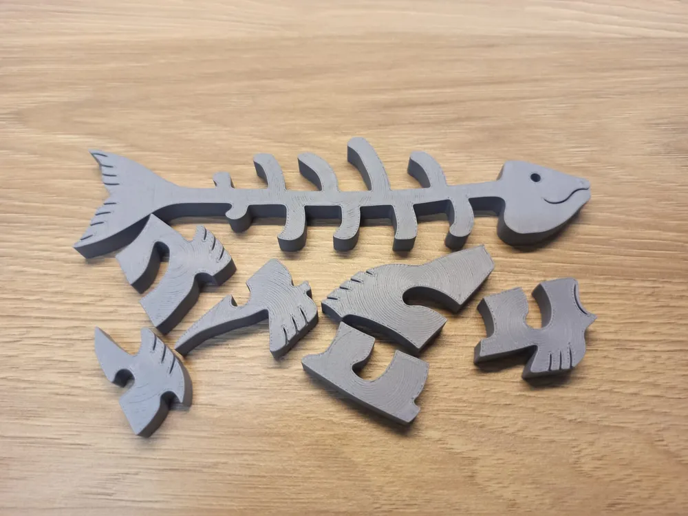 Puzzle fish - Free 3D Print Model - MakerWorld