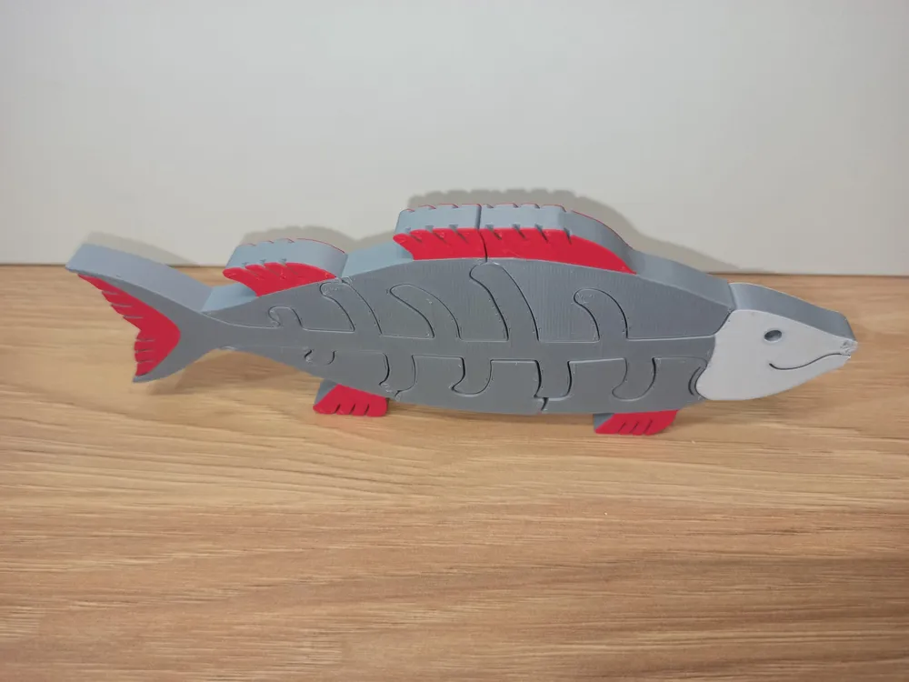 Puzzle fish - Free 3D Print Model - MakerWorld