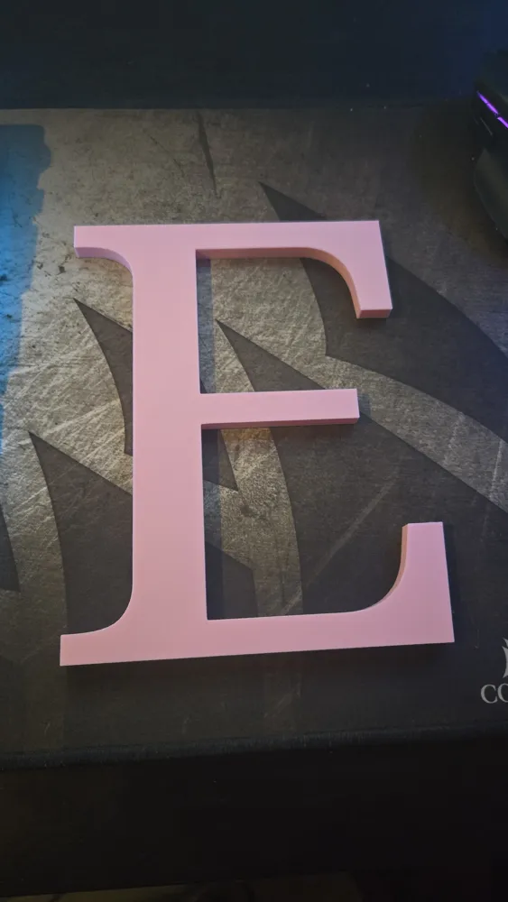 Letter E - Free 3D Print Model - MakerWorld